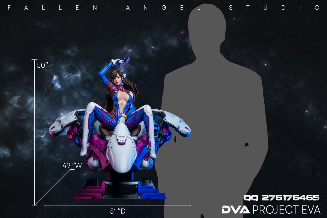 [Statue] Fallen Angel Studio – Dva – 1/4 – Pink Ex