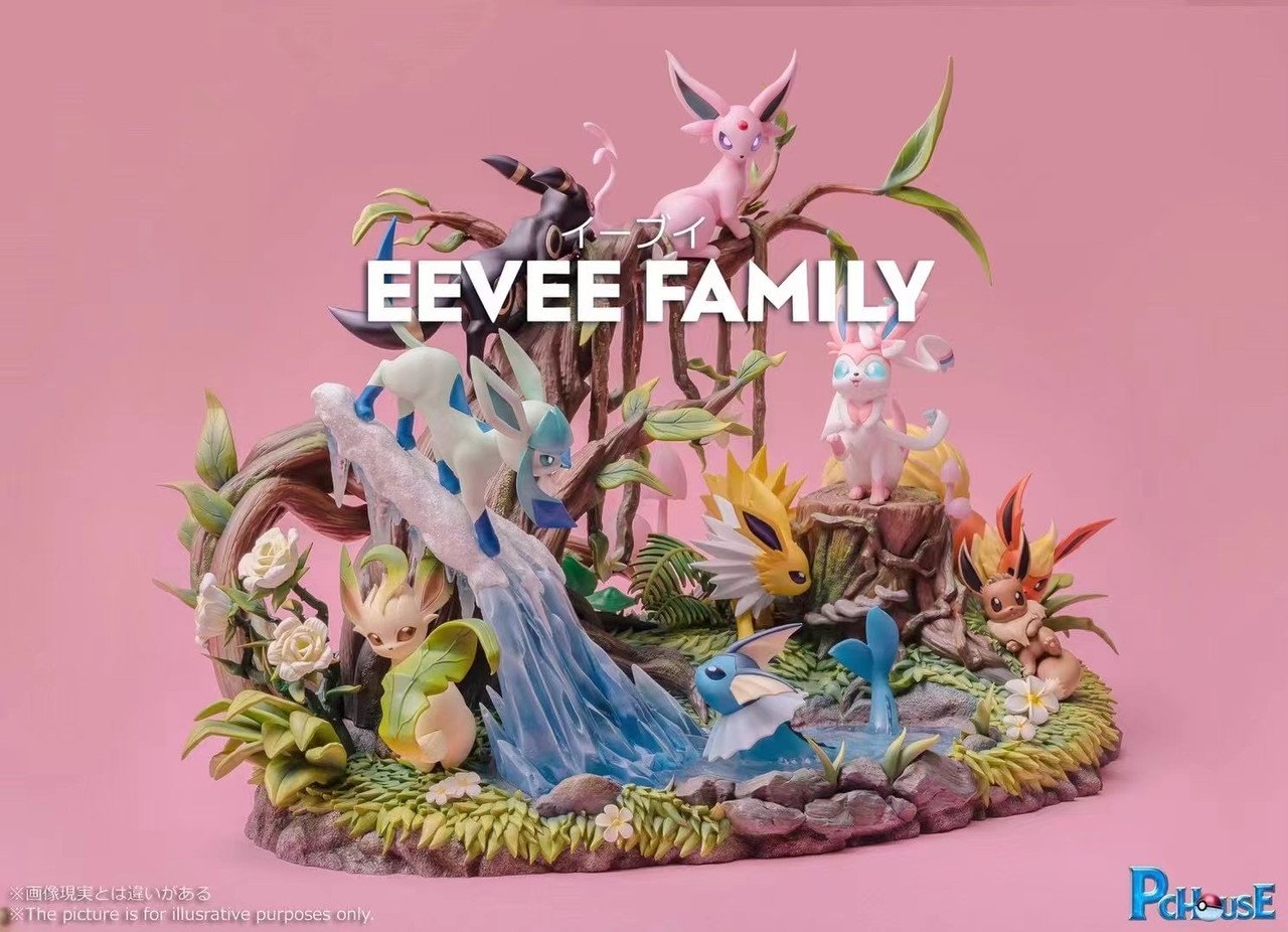 PC House Studio – Eevee Family @ Statue