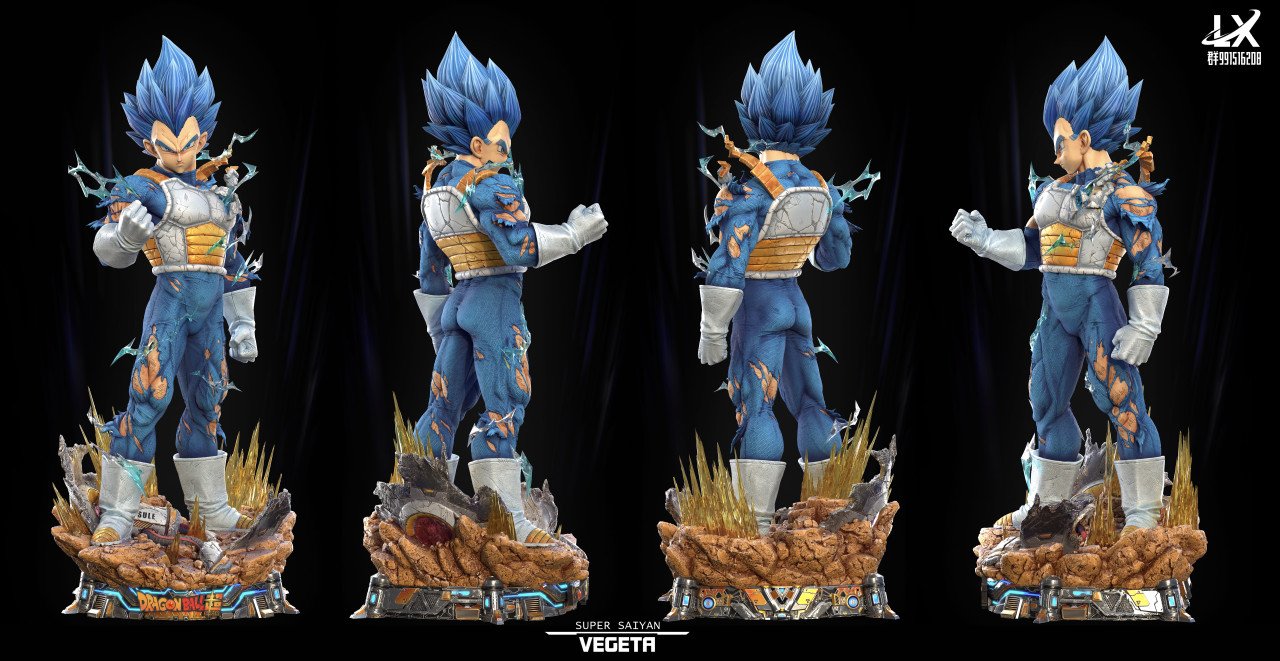 [Statue] LX Studios – Super Saiyan Vegeta – 1/1 – Yellow
