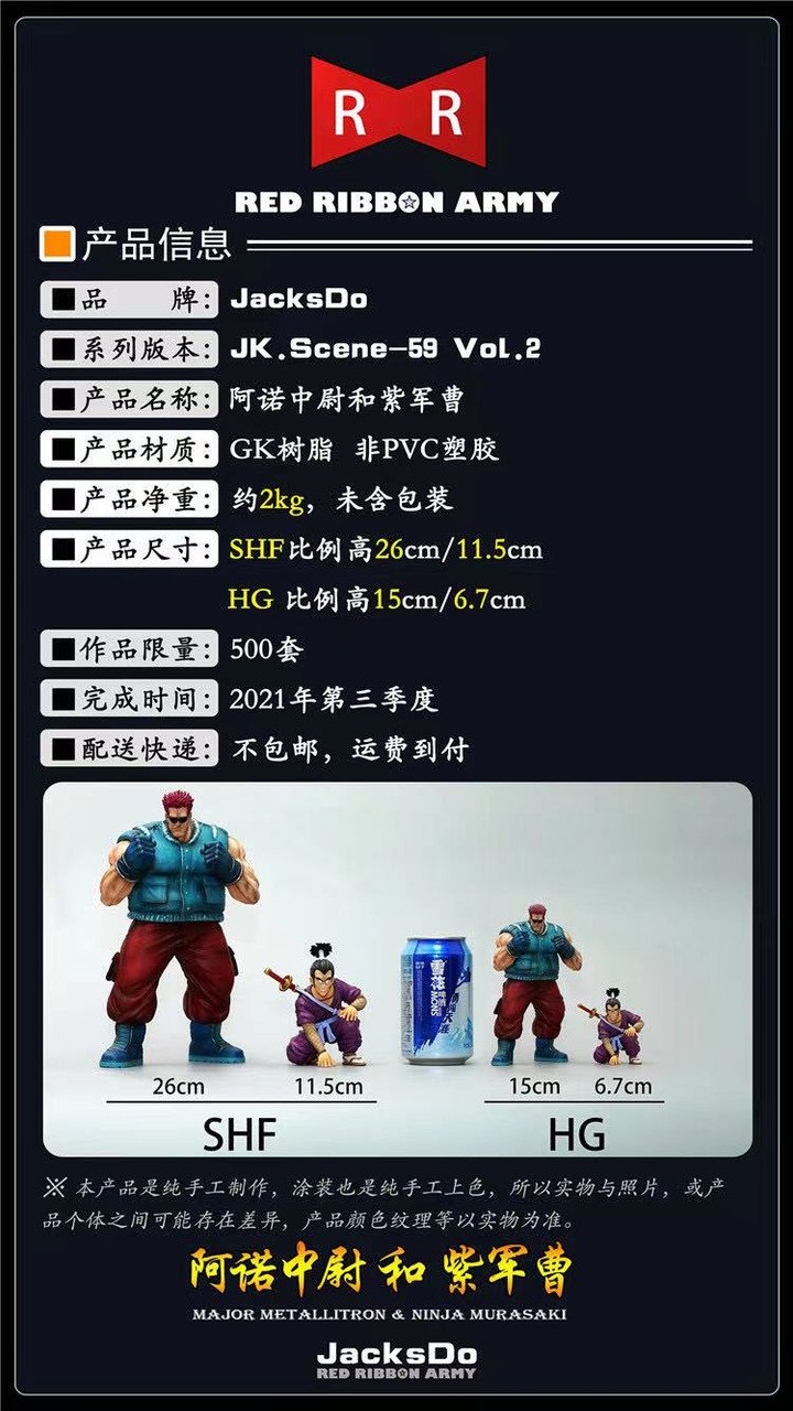 [Statue] JacksDo Studio – Sgt. Metallic & Ninja – SHF