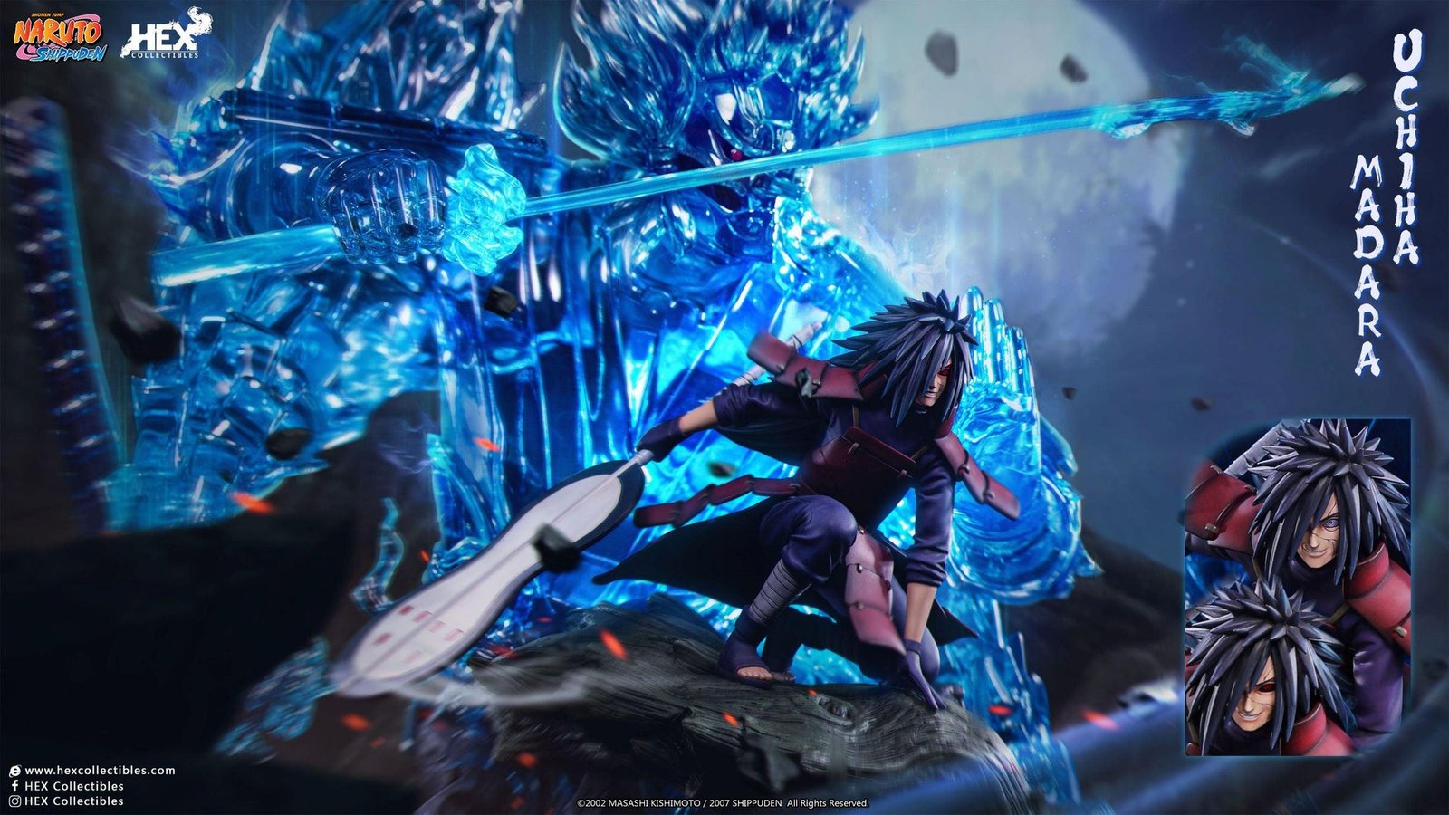 HEX Collectibles – Naruto Shippuden Uchiha Madara – 1/8 @ Statue