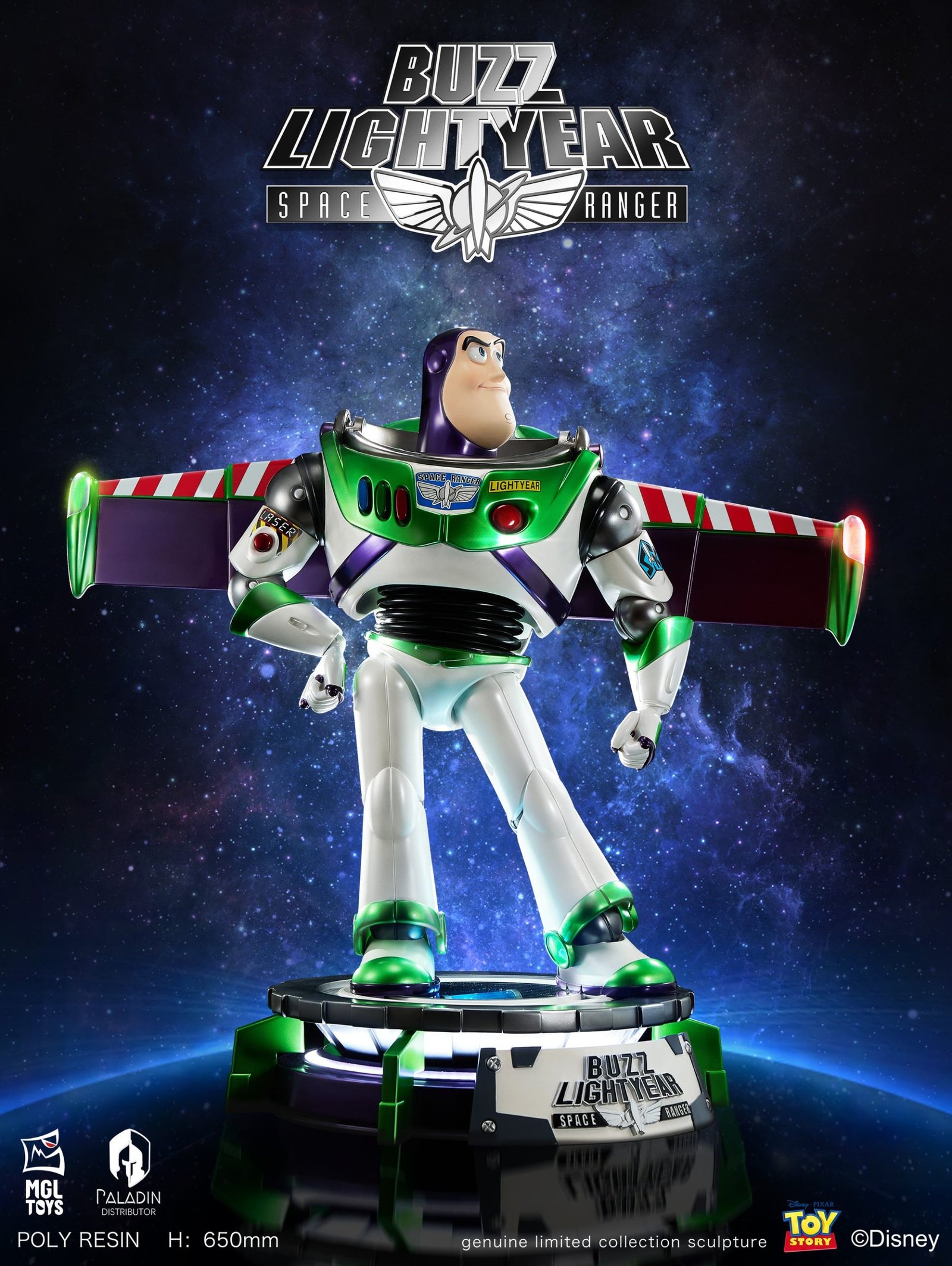 [Statue] MGL Toys – Toy Story Buzz Lightyear – Metallic