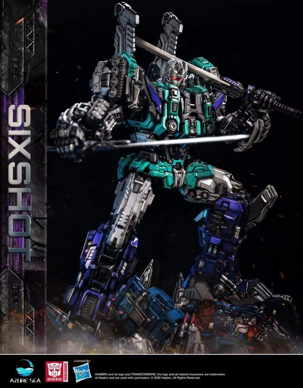 AzureSea Studio - Transformers Sixshot - GK Collector
